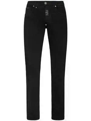 Philipp Plein Supreme Logo-plaque Straight-leg Jeans