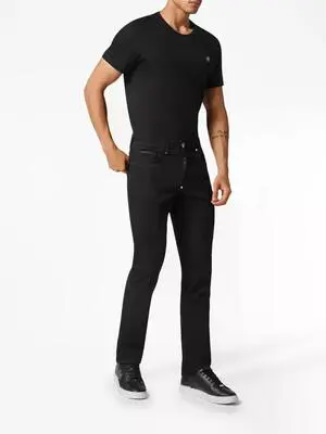 Philipp Plein Supreme Logo-plaque Straight-leg Jeans