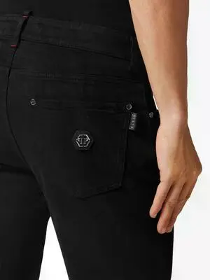 Philipp Plein Supreme Logo-plaque Straight-leg Jeans