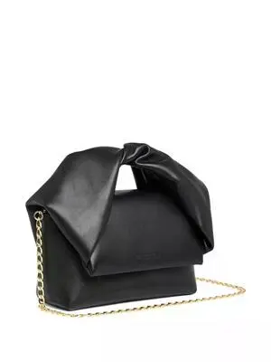 JW Anderson Twister Leather Tote Bag - Black