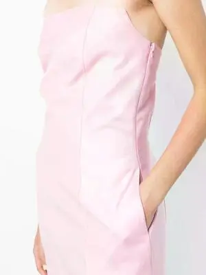 Rokh Strapless Open Back Mini Dress