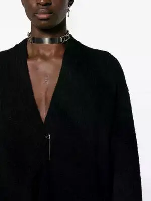 Yohji Yamamoto Asymmetric V-neck Cardigan-coat