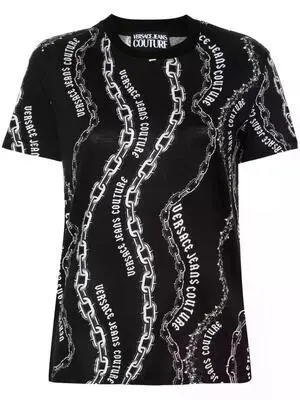 Versace Chain Couture Print T-shirt