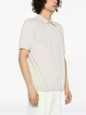 Eleventy Fine-ribbed Polo Shirt