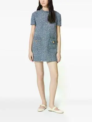 Valentino Garavani Tweed Mélange Mini Dress