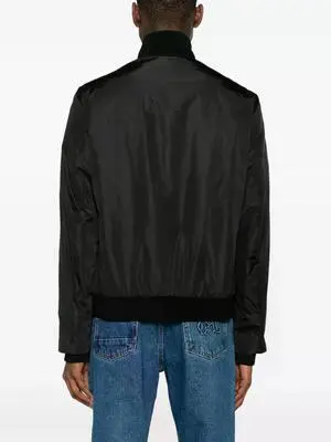 Palm Angels Monogram-embroidered Padded Bomber Jacket