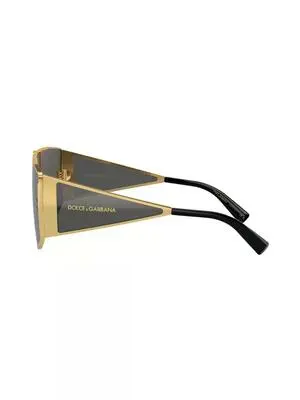 Dolce & Gabbana Dna Mask Frame Sunglasses - Gold