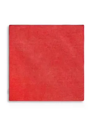 LISA CORTI Organza Cotton Napkin - Red