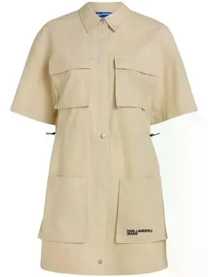 Karl Lagerfeld Shirt-style Dress - Neutrals