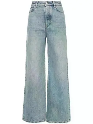 Loewe High-rise Wide-leg Jeans - Blue