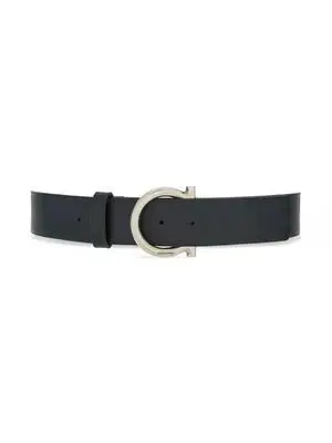 FERRAGAMO Gancini Buckle Leather Belt