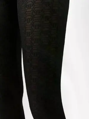 Philipp Plein Tulle Monogram Leggings