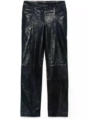 Remain Birger Christensen Slim-fit Leather Trousers