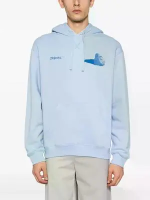 OBJECTS IV LIFE Boulder Print Cotton Hoodie