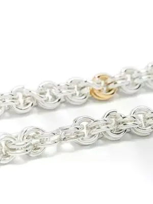 OUIE 14kt Yellow Gold And Sterling Chain Necklace