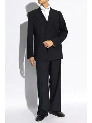 Giorgio Armani Double-breasted Wool Suit