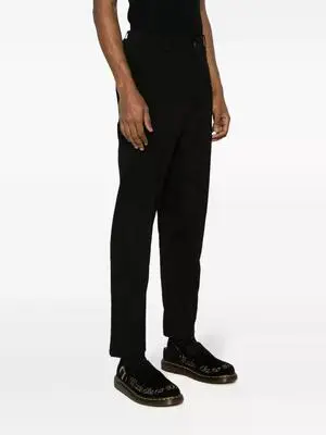 Transit High-waisted Straight-leg Trousers - Black
