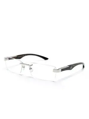 MAYBACH EYEWEAR The Artist Iii Rectangle-frame Glasses - Black