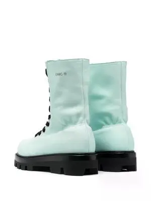 OAMC Logo-print Lace-up Ankle Boots