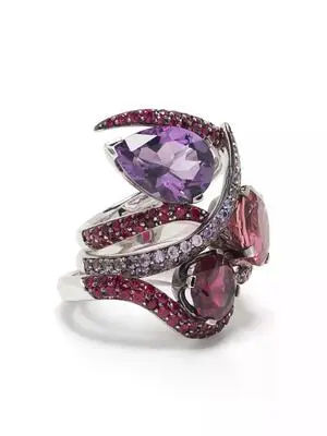 SHAUN LEANE 18kt White Gold Aurora Ring