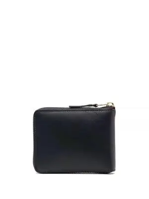 Comme Des Garçons Zip-around Leather Wallet - Blue