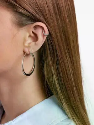 DINNY HALL Medium Signature Hoop Earrings