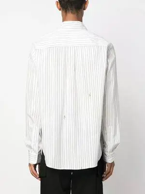 Amiri Striped Long-sleeve Cotton Shirt