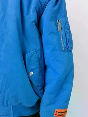 Heron Preston Patch Detail Bomber Jacket