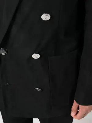 Balmain Double-breasted Cotton Blazer