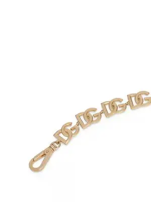 Dolce & Gabbana Faux Pearl Logo Bracelet