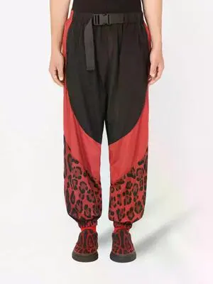 Dolce & Gabbana Panelled Leopard-print Trousers