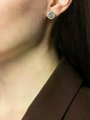 PARTS OF FOUR Single Stud Earring - Silver