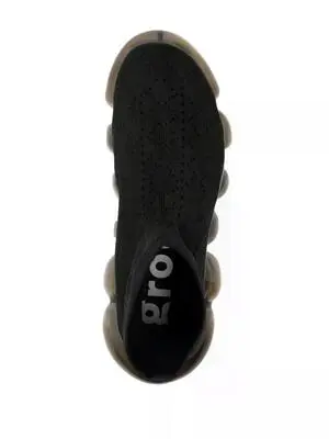 GROUNDS Sock Style Sneakers With Sculptural Rubber Sole