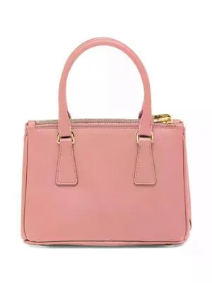 Prada Saffiano Leather Mini Galleria Tote Bag - Pink