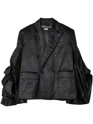 Junya Watanabe Sleeveless Oversized Jacket - Black