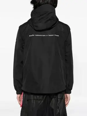 Izzue Logo Embroidered Zip-up Jacket
