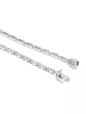 SUZANNE KALAN 18kt White Gold Linear Diamond Tennis Necklace