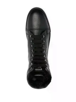 Philipp Plein Shearling Lined High-top Sneakers