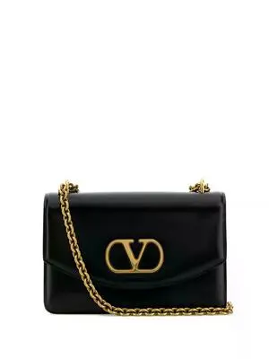 Valentino Garavani Vlogo Chain Shoulder Bag - Black