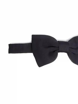 Tagliatore Ribbed Bow Tie - Blue
