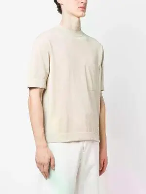 DELL'OGLIO Chest-pocket Plain T-shirt