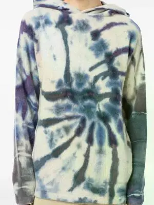 THE ELDER STATESMAN Tie & Dye Patterned Hoodie