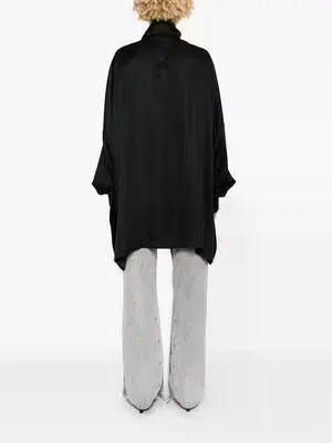 Rick Owens Satin Tabard Blouse