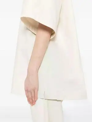 JIL SANDER Cotton Jacket With Buttoned Chest Pocket