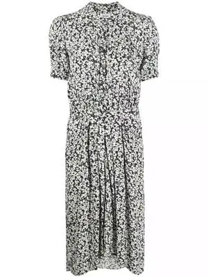 Zadig&Voltaire Rima Floral-print Midi Dress - Blue