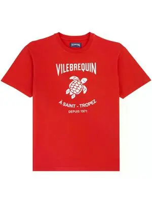 Vilebrequin Logo-print Cotton T-shirt - Red