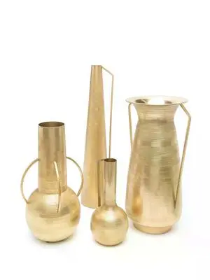POLSPOTTEN X Browns Roman Metal Vases - Gold