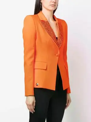 Philipp Plein Fitted Single-breasted Blazer
