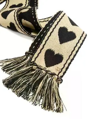 Valentino Garavani Antibes Cotton Scarf With Fringe