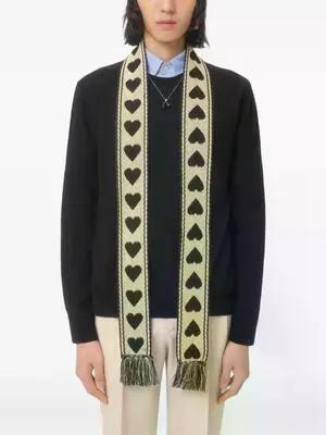 Valentino Garavani Antibes Cotton Scarf With Fringe